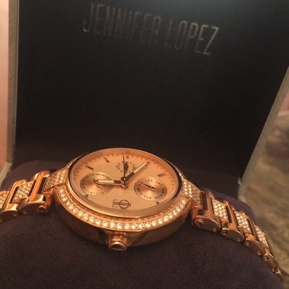 Jennifer Lopez | Accessories | Jennifer Lopez Womens Crystal Rose Gold ...